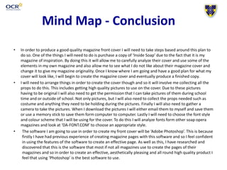 Magazine mind map | PPTX