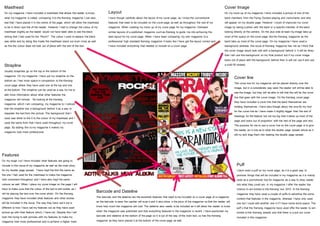 Magazine Cover Page Rough Cut Comparison | PPT