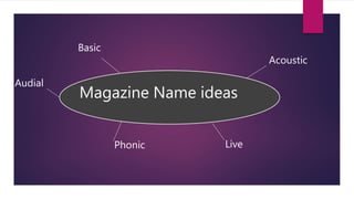 Magazine names ideas | PPT