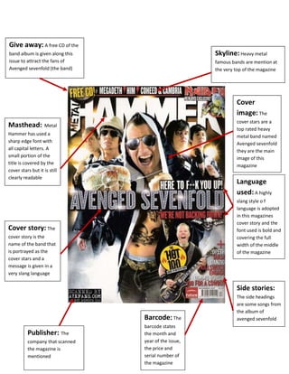 Magazine pages analysis (2) | DOCX