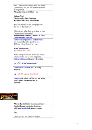 Magazine pages checklist | PDF