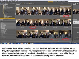 Magazine photo selection and editing photo | PPTX | Photo Editing ...