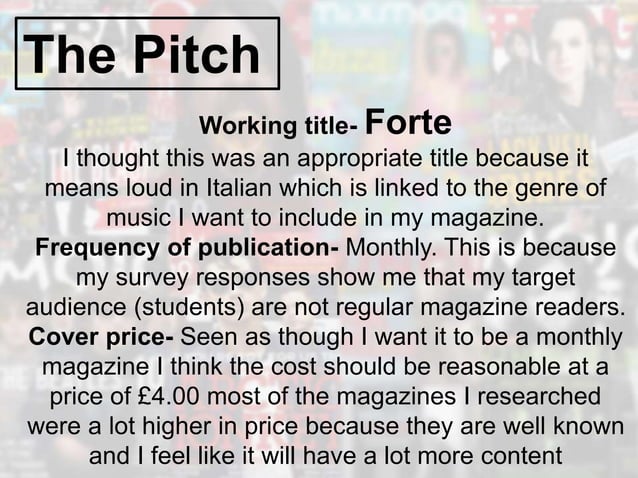 Magazine Pitch | PPT