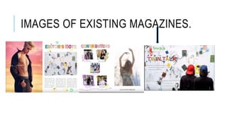 Magazine plan and research | PPT