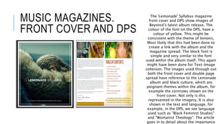 Magazine plan and research | PPT