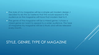 Magazine planning | PPT