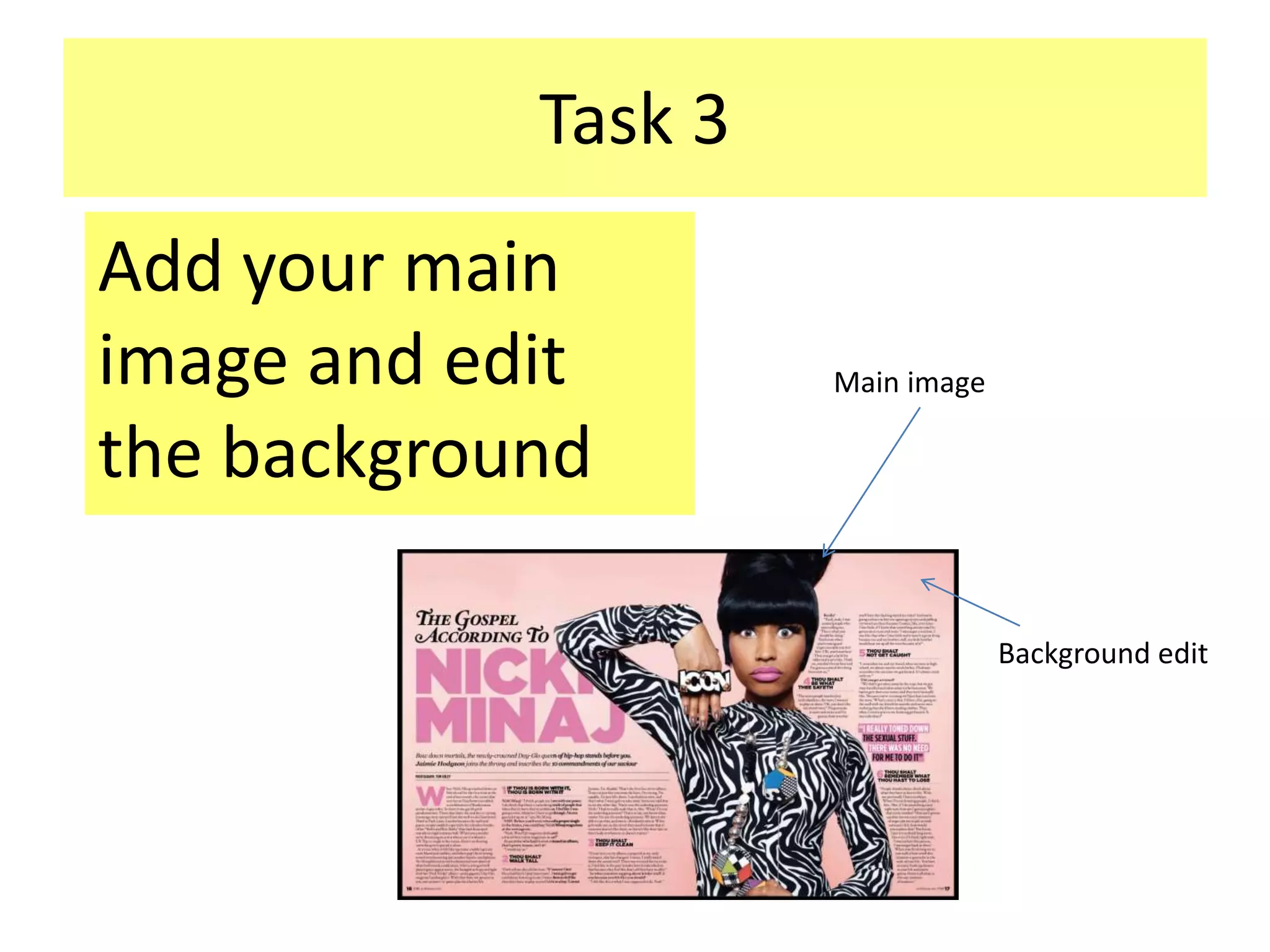 Magazine Practical Tasks 1 | PPT