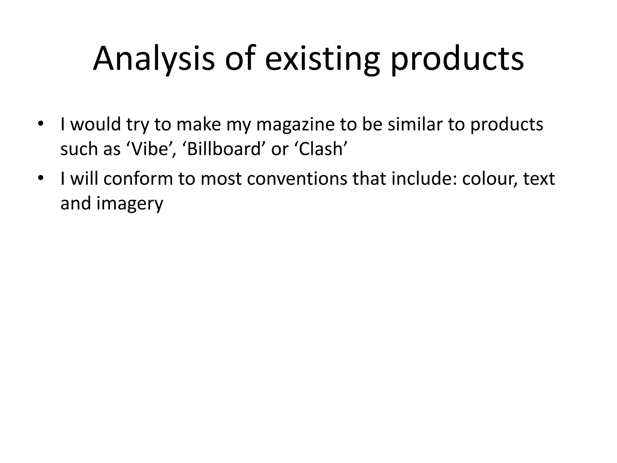 Magazine pre production | PPTX