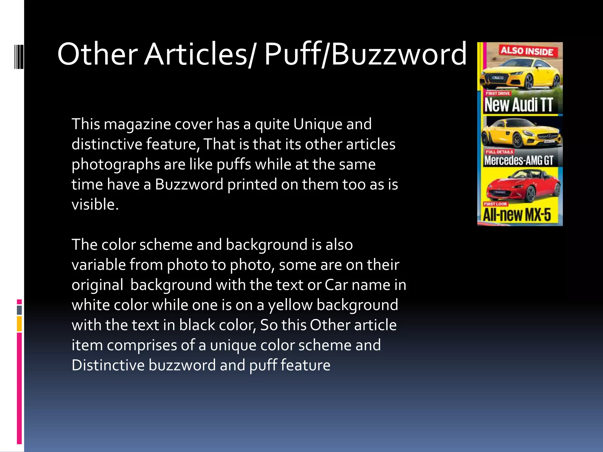 Magazine Media studies cover page textual analysis. | PPT