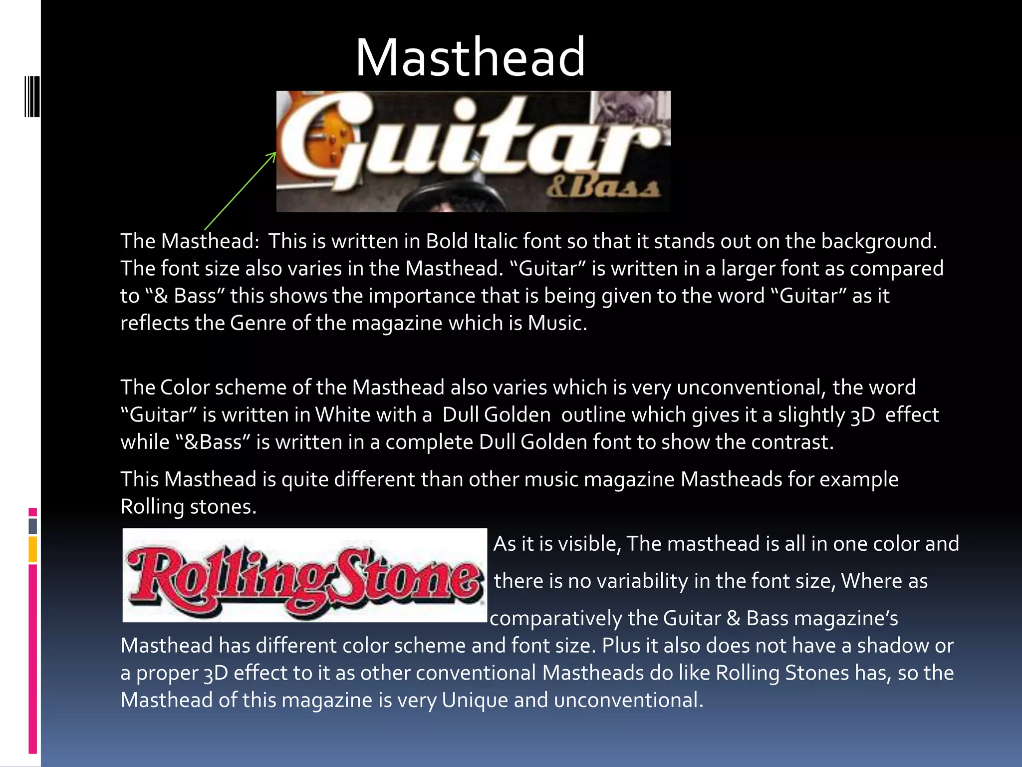 Magazine Media studies cover page textual analysis. | PPT