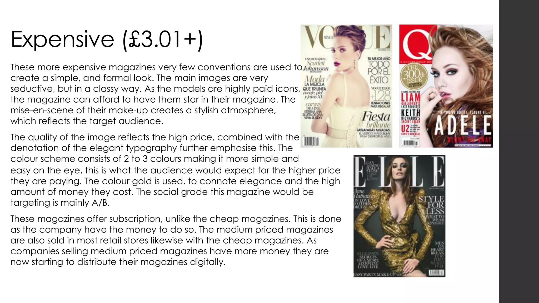 Magazine Prices | PPT