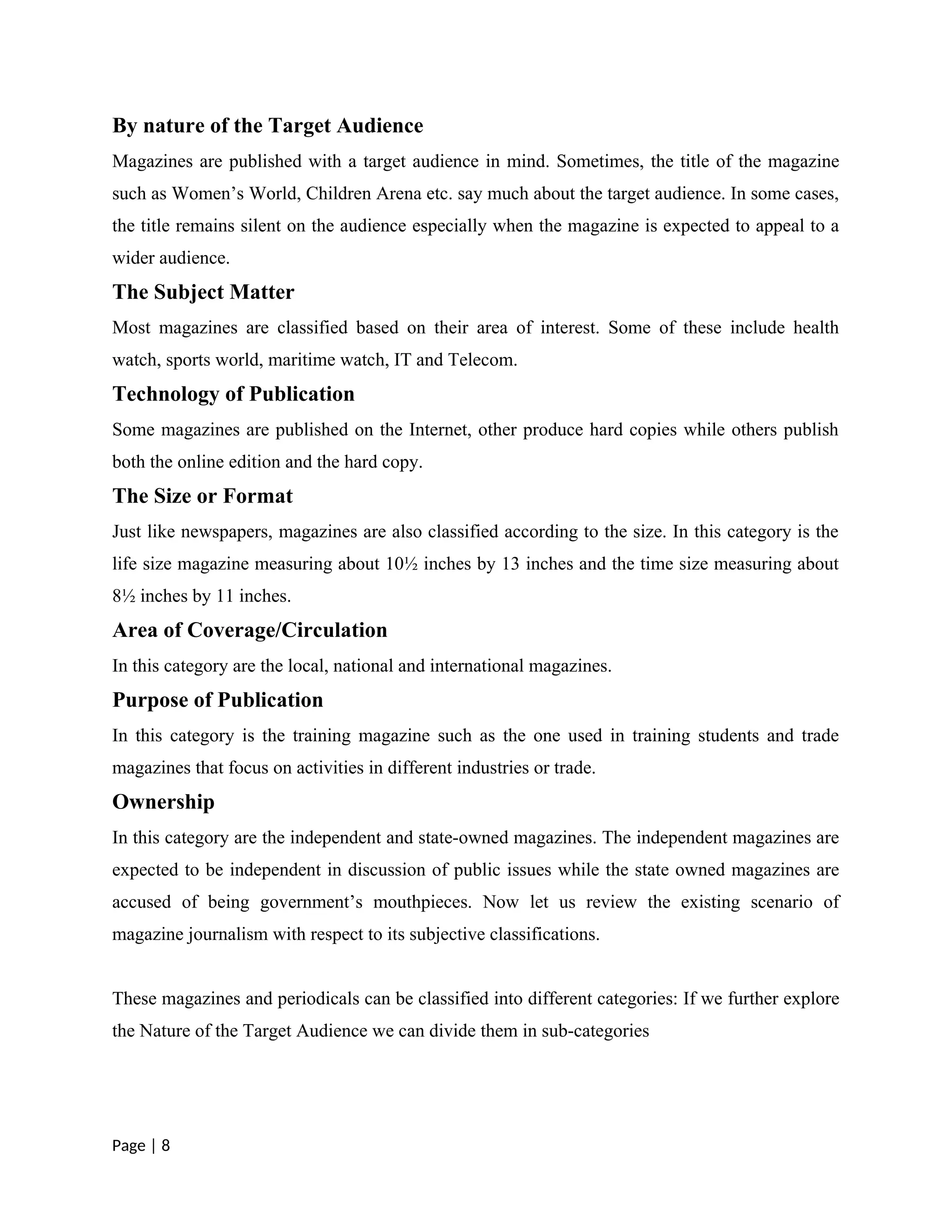 Magazine production.docx for students learning | DOCX