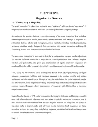 Magazine production.docx for students learning | DOCX