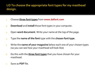 Font type research | PPTX