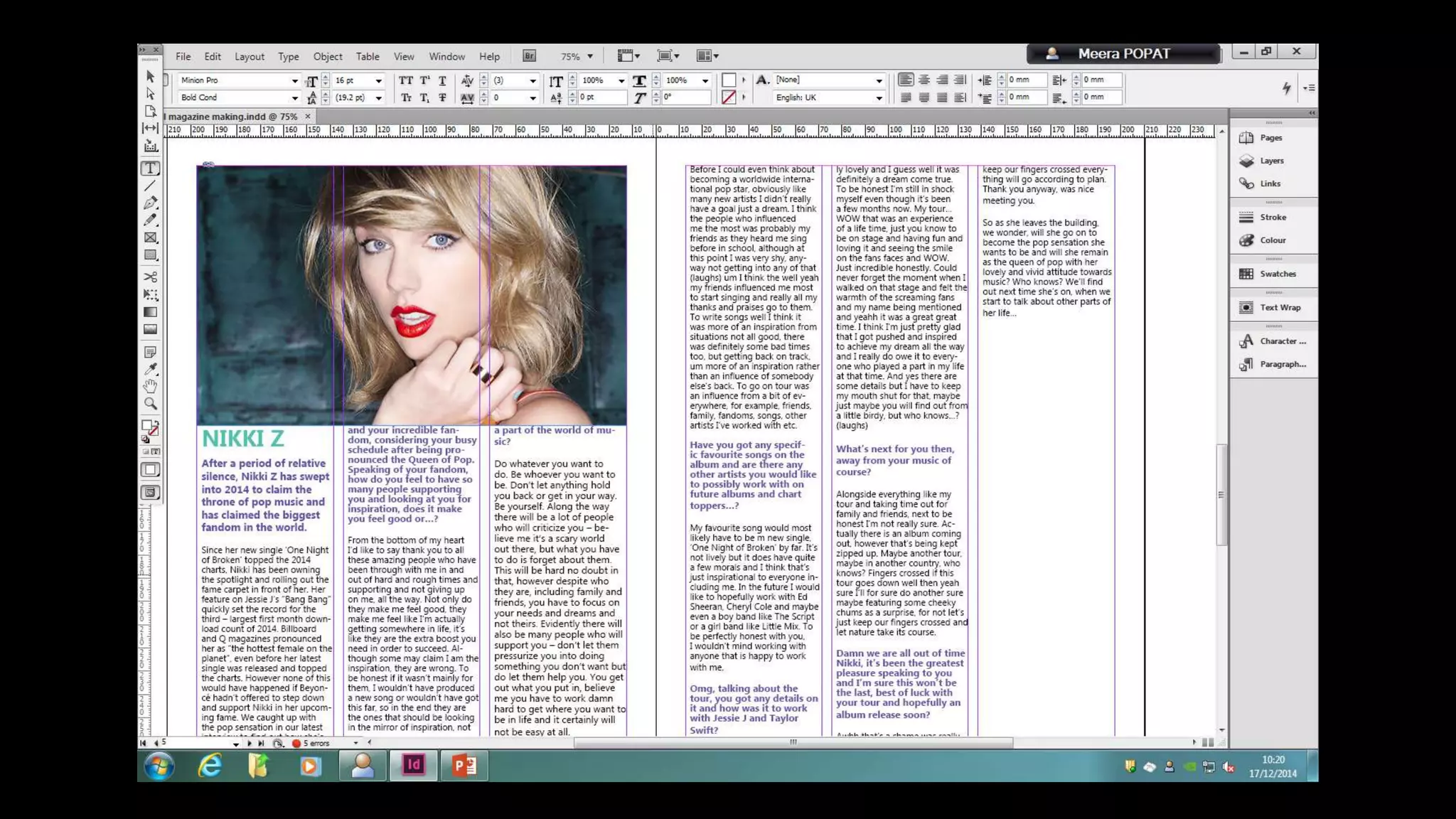Magazine production | PPTX