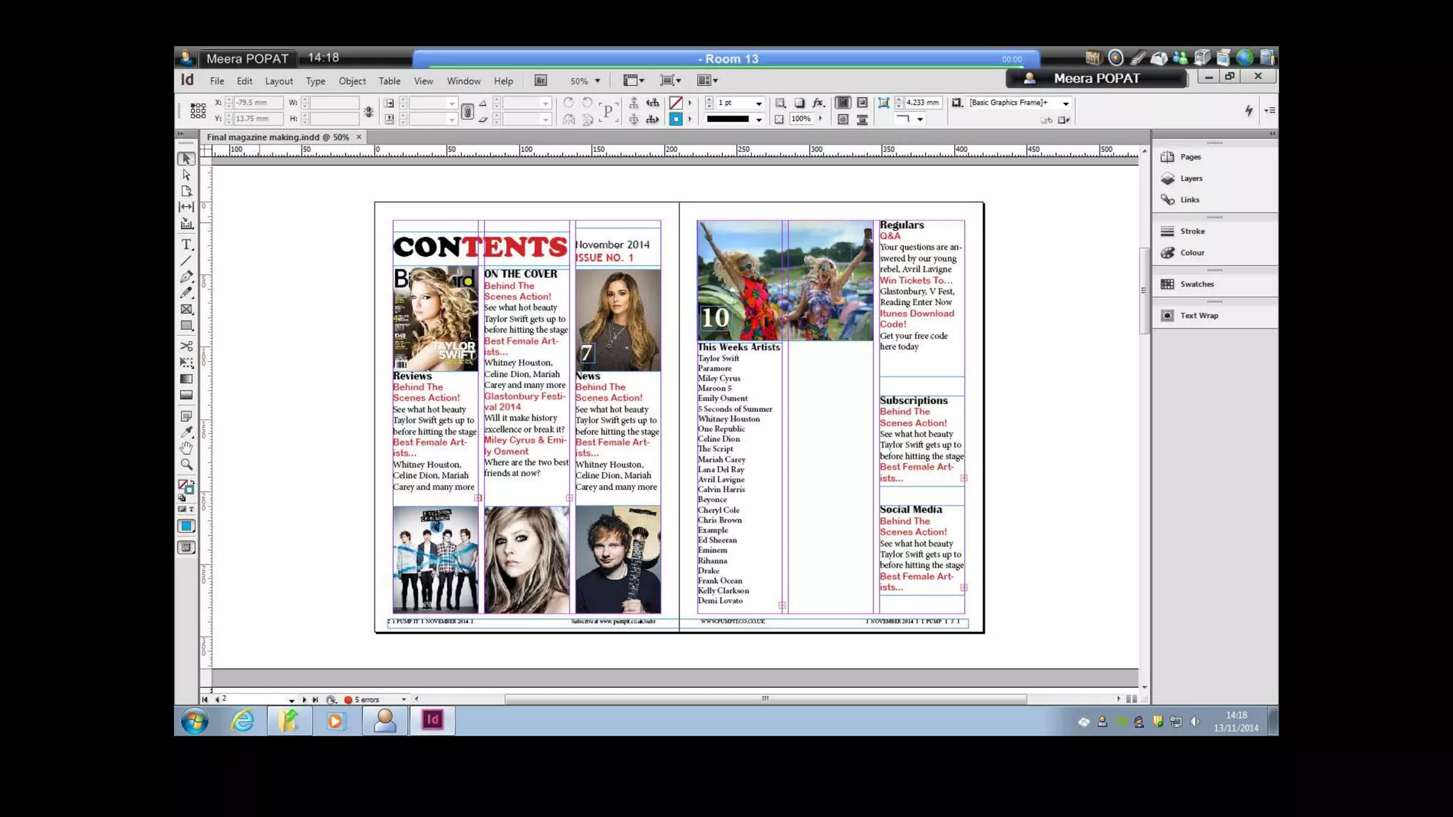 Magazine production | PPTX