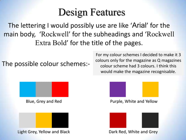 Magazine proposal | PPTX