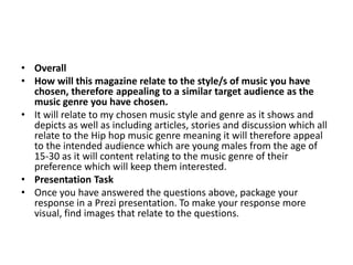 Magazine questionnaire for magazine cover | PPT