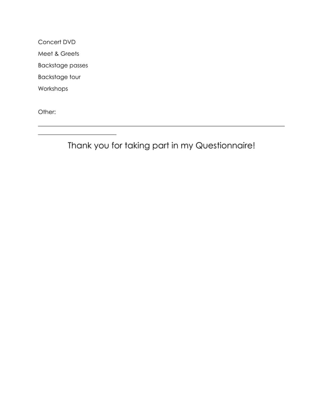 Magazine questionnaire | DOCX
