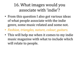 Magazine questionnaire answers!!!! | PPTX