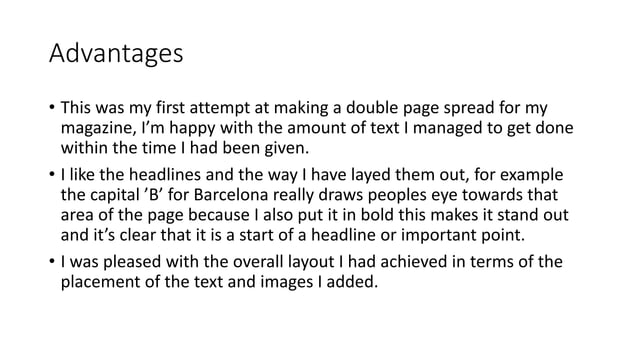 Magazine reflection | PPTX | Technology & Computing