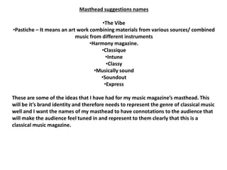 Magazine research | PPT