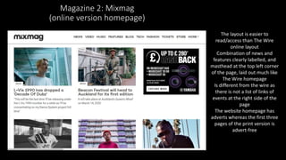 Magazine research 2 | PPT