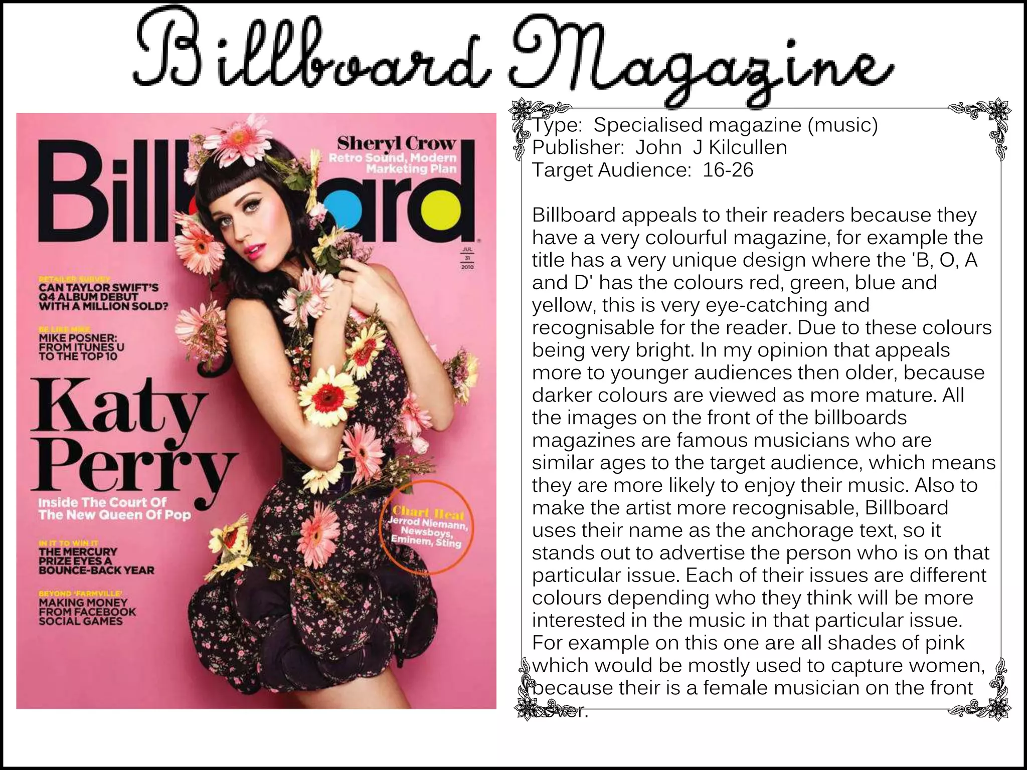 GCSE Media Studies Coursework - Magazine research and planning | PPTX