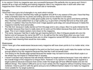 GCSE Media Studies Coursework - Magazine research and planning | PPTX