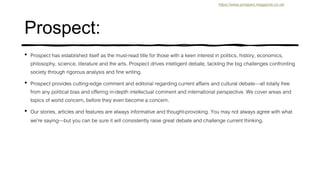 Magazine research powerpoint | PPTX