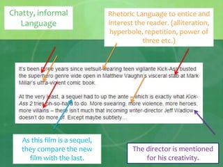 Magazine reviews total film | PPTX