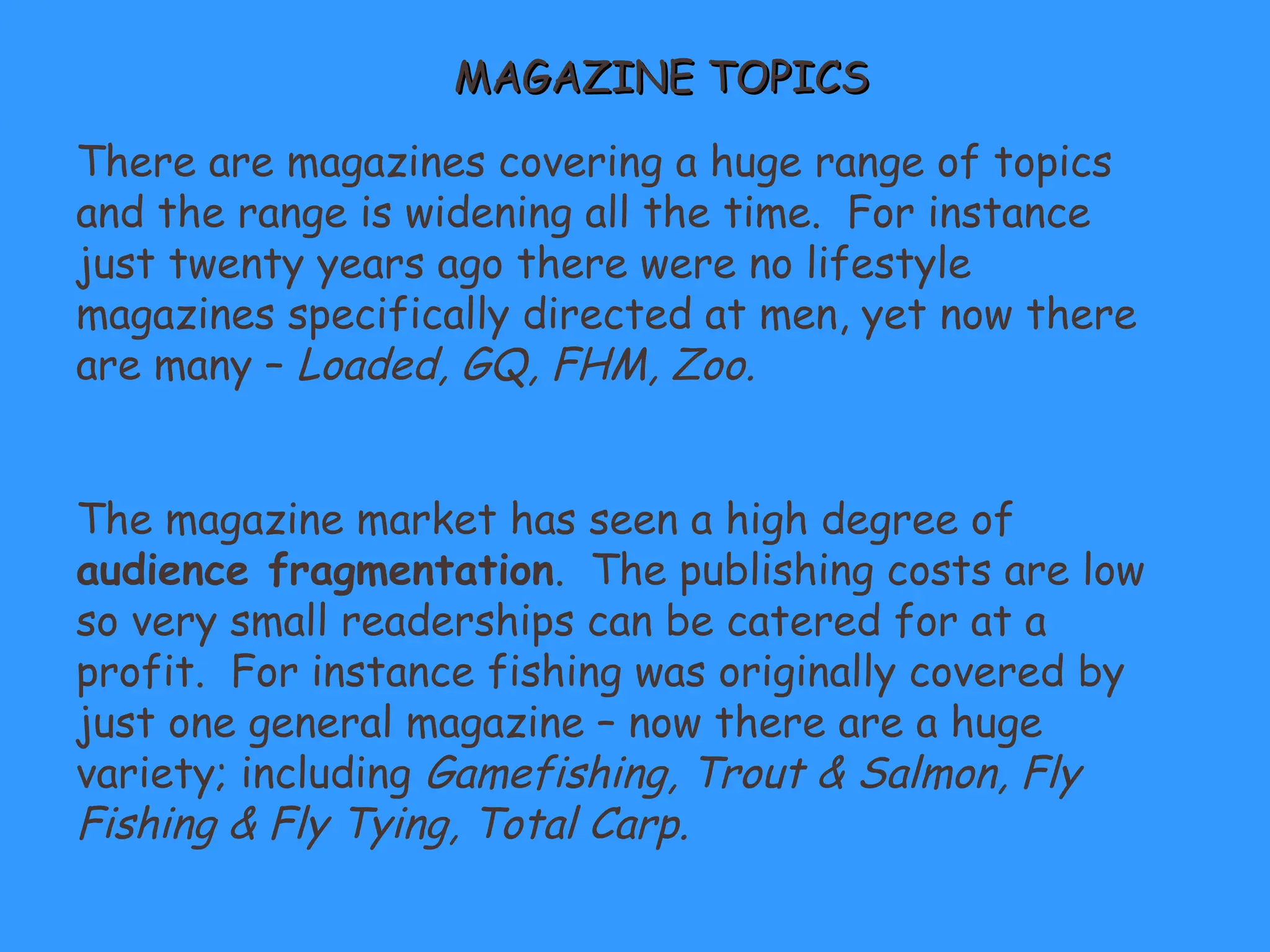 Magazine analysis, history and introduction | PPT
