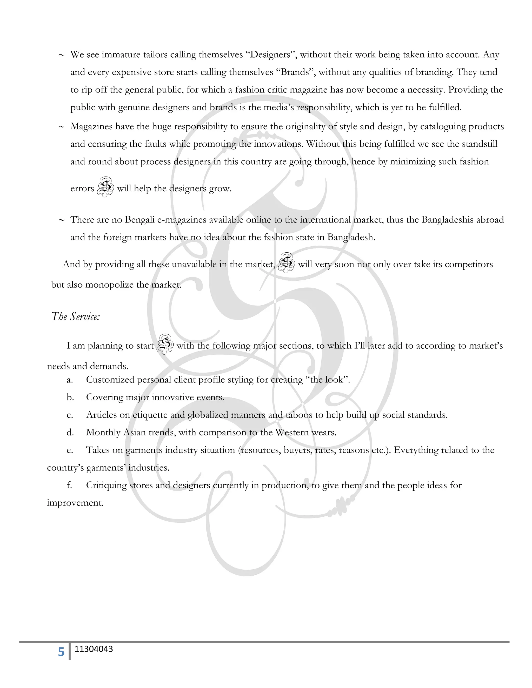 ENG202- term paper--S- Fashion magazine | DOCX