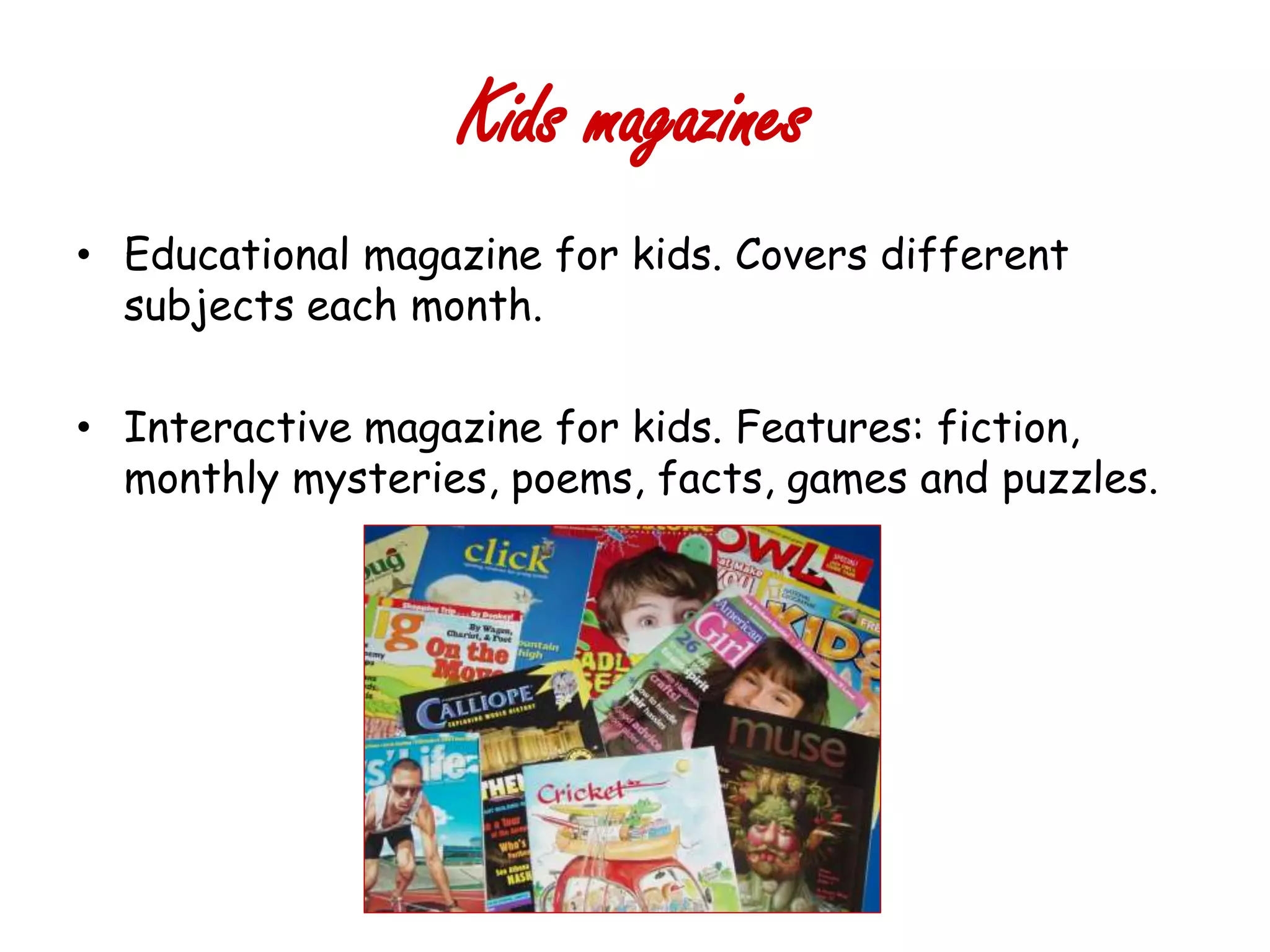 Magazines | PPTX