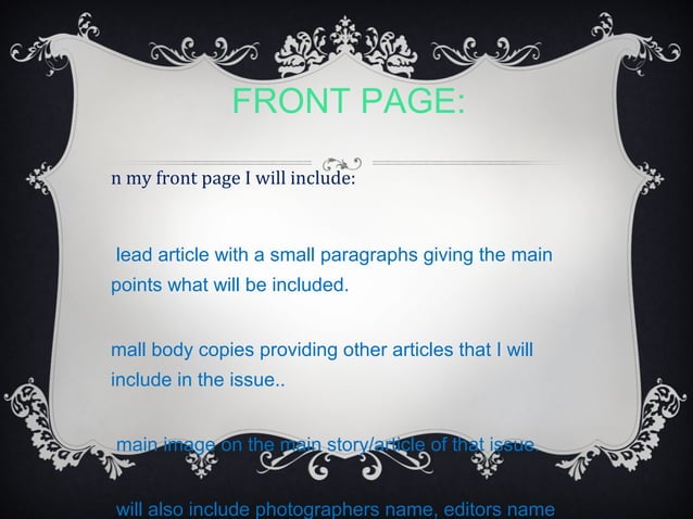 Magazine setup. | PPT