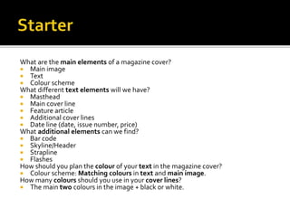 Magazine production | PPTX