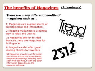 My presentation about Magazines! | PPTX