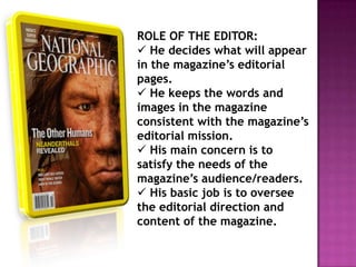 Organization Structure of the Magazine Industry | PPTX