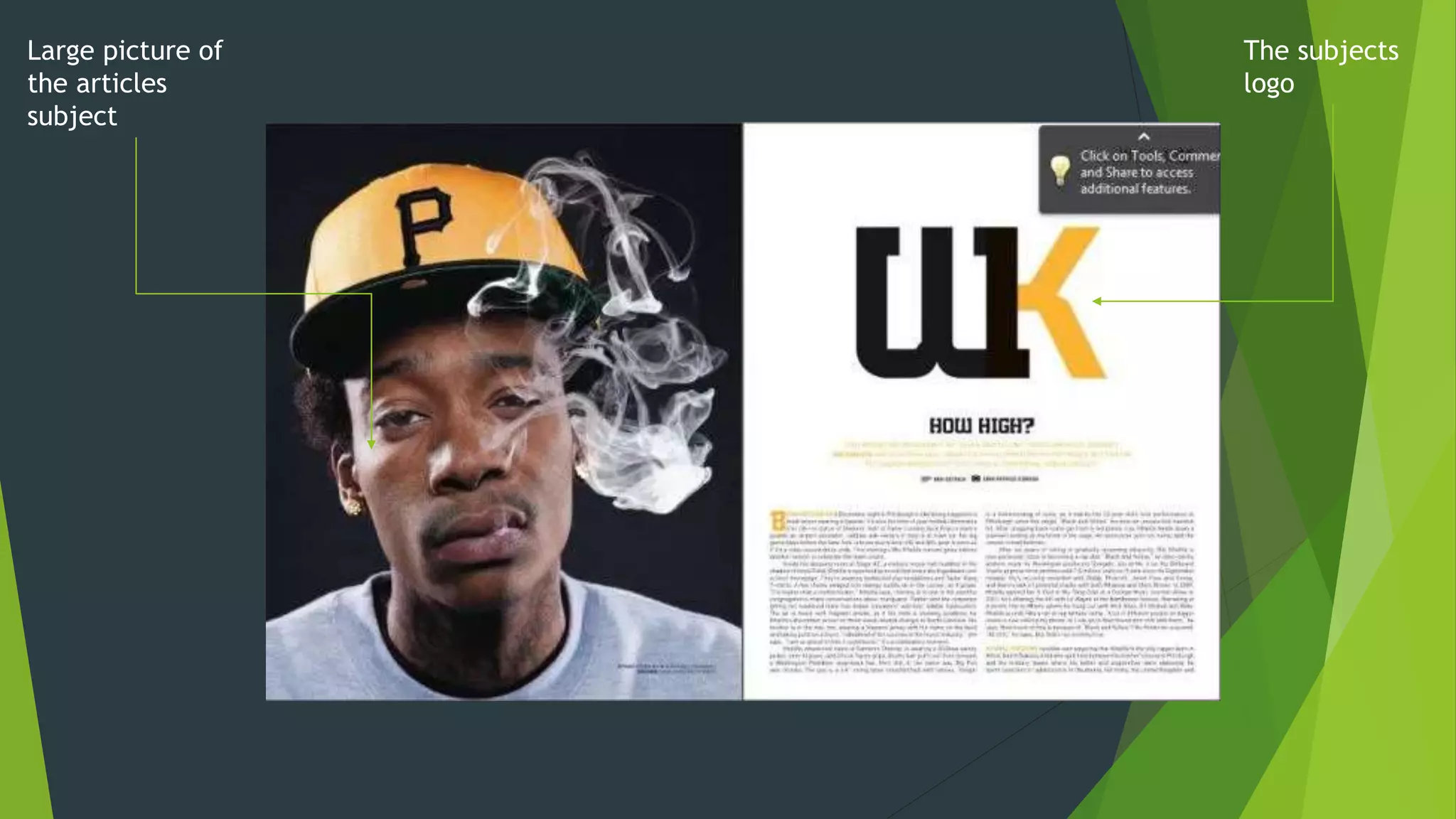 Magazine structure and layout | PPTX