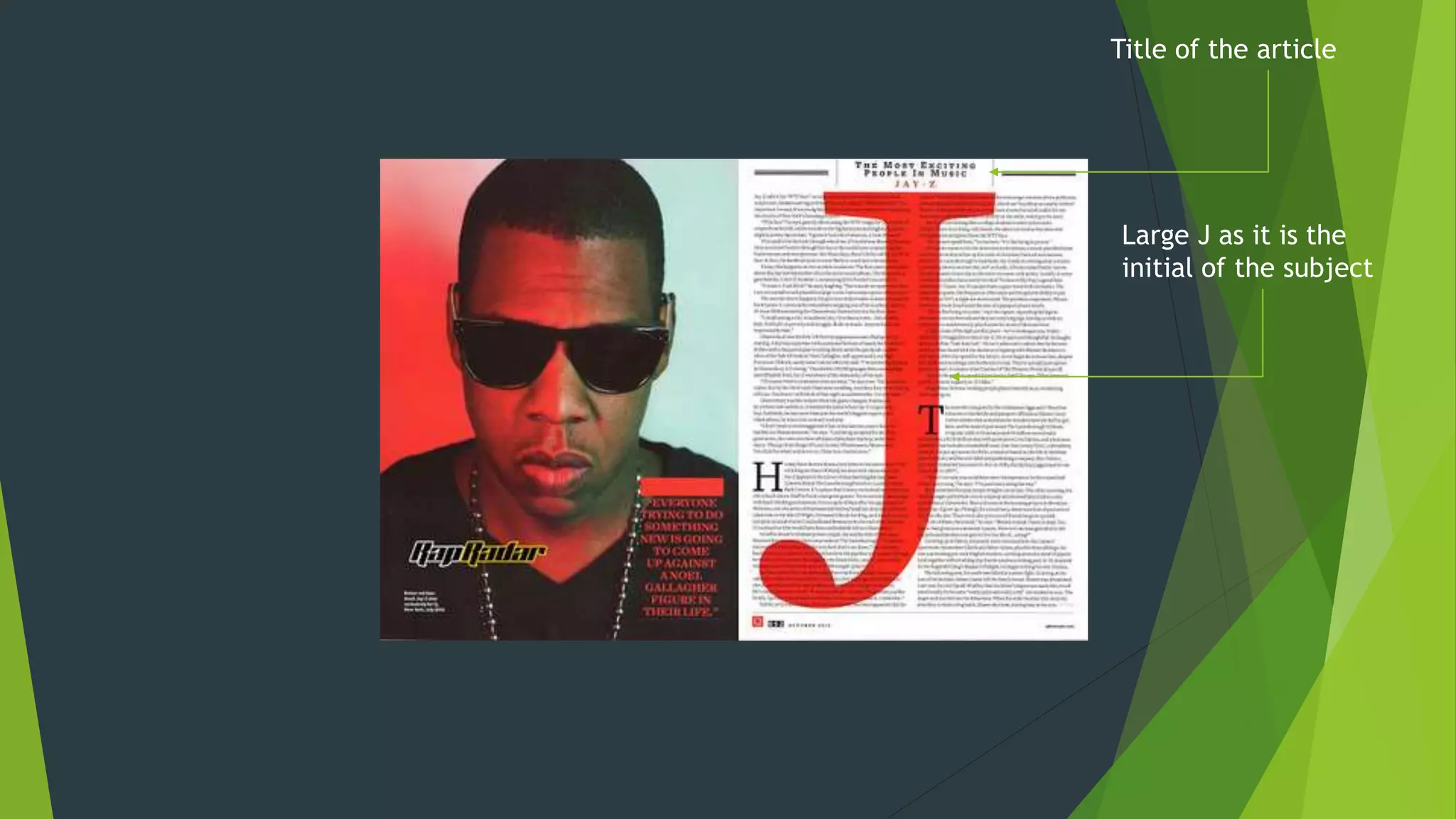 Magazine structure and layout | PPTX