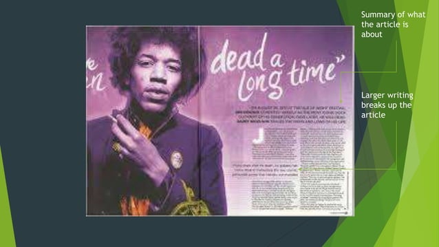 Magazine structure and layout | PPTX