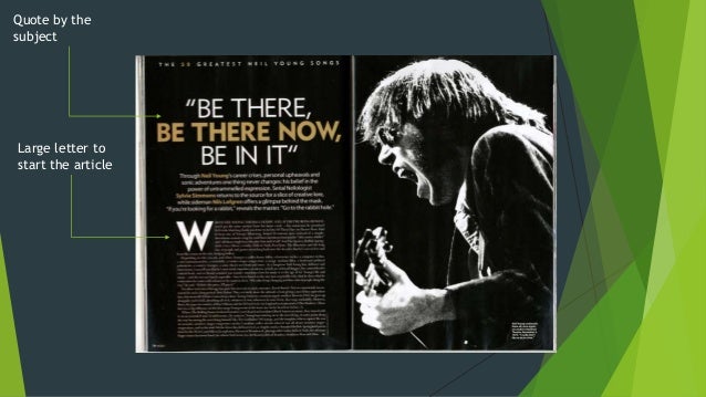 Magazine structure and layout