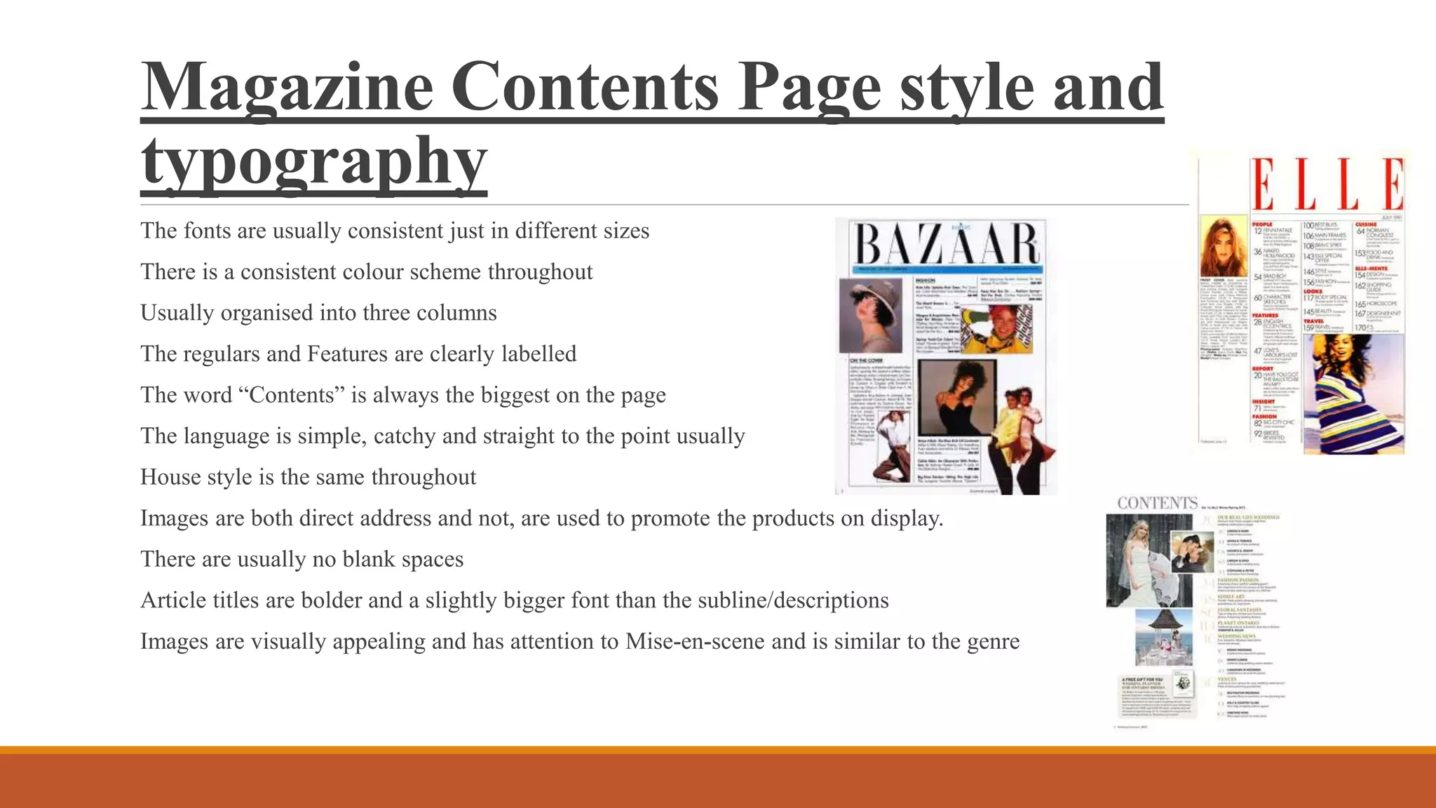 Magazine styles and typography | PPT
