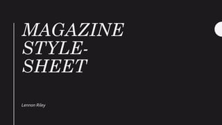 Magazine Draft | PDF