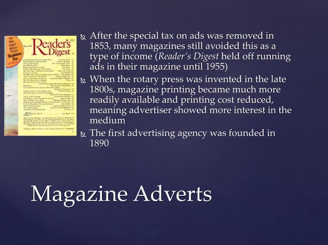 Magazine timeline | PPTX | Photography | Arts and Crafts