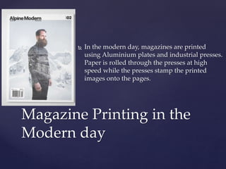 Magazine timeline | PPTX | Photography | Arts and Crafts