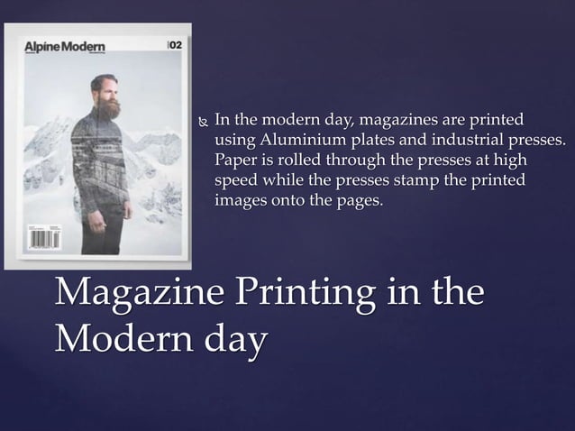 Magazine timeline | PPTX | Photography | Arts and Crafts