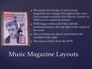 Magazine timeline | PPTX | Photography | Arts and Crafts