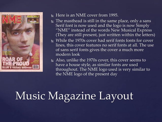 Magazine timeline | PPTX | Photography | Arts and Crafts