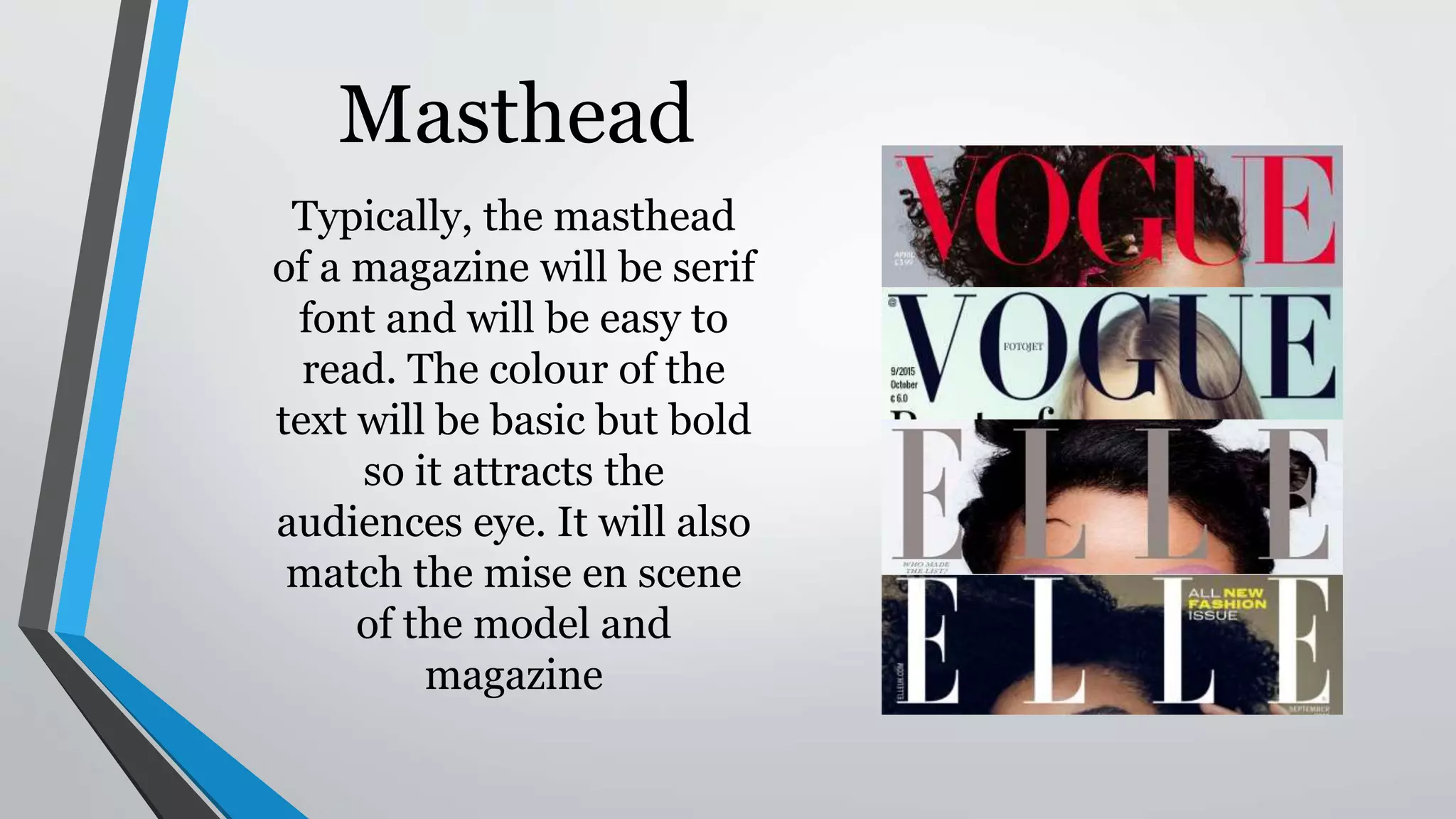 Magazine typography | PPTX